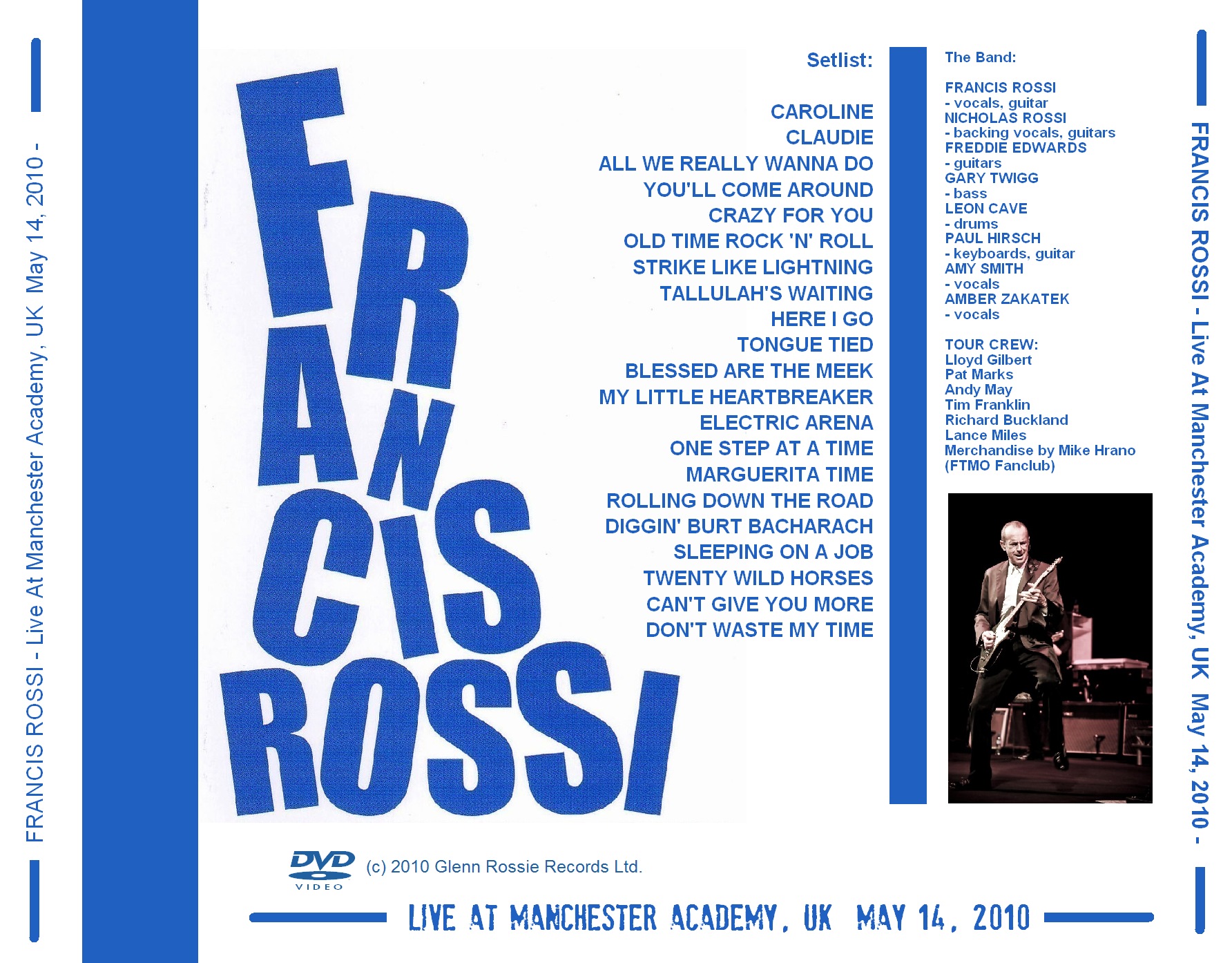 STATUS QUO ONLINE GIGOGRAPHY - Francis Rossi
