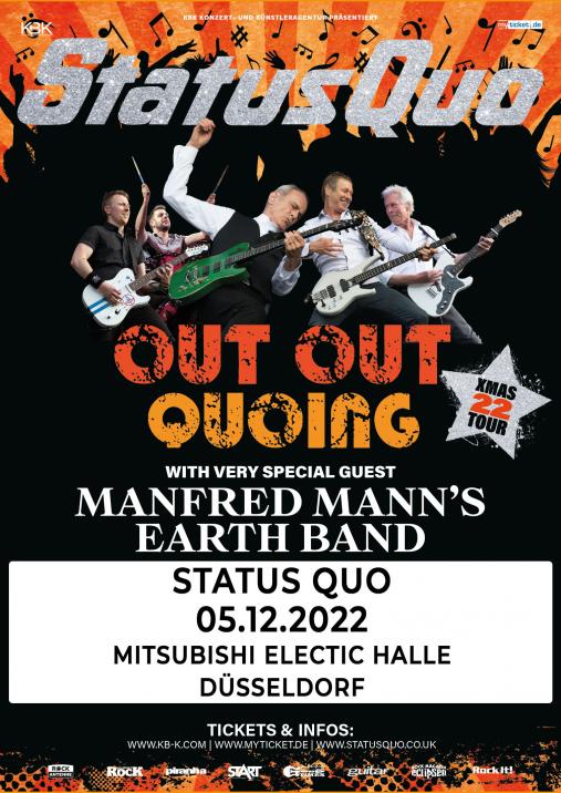 STATUS QUO ONLINE GIGOGRAPHY - Out Out Quoing Tour 2022